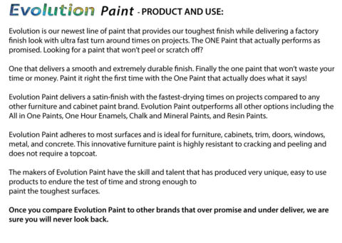 Evolution Paints - Farmhouse Paint